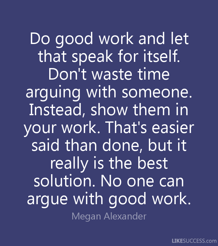 Good Work Speaks for Itself – Bernadette A. Sahm